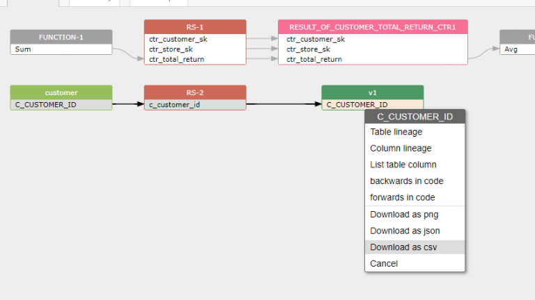 3 ways to capture data lineage ans save in CSV in 1 minute